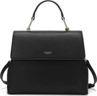 Carlheim Gotland Genuine Leather collection, Sophia Genuine Leather Handbag (Black)