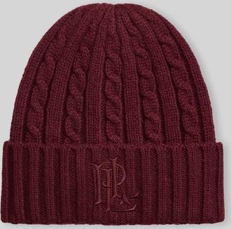 Lauren Ralph Lauren M&uuml;tze mit breitem Umschlagrand