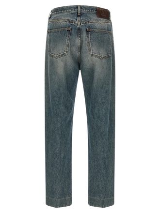 Valentino Garavani Vintage Wash Cotton Jeans - Blue