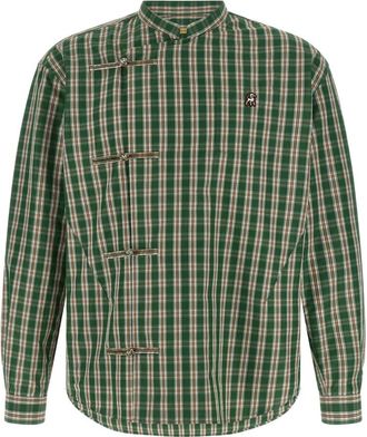 Undercover Homme, Chemises, Vert, Taille: 2XL The Shepherd Cotton Shirt