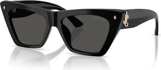 Jimmy Choo London Damen, Accessories, Schwarzk, 53 MMGr&ouml;&szlig;e