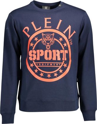 Plein Sport Homme, Sweatshirts et sweats &agrave; capuche, Bleu, Taille: 2XL SweaT-shirt ras du cou