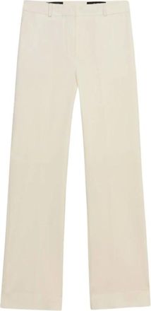 Brooks Brothers Femme, Pantalons, Beige, Taille: 38 FR Straight Wool Blend Pantalons