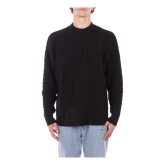 Carhartt Work in Progress Schwarzer Pullover Modell Regular Fit Baumwolle - - Knitwear - Herren - Schwarzk - S