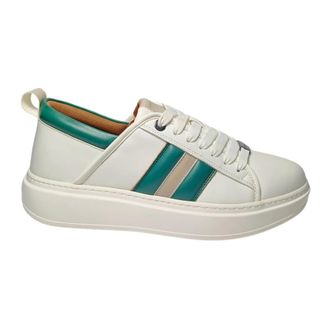 Alexander Smith Homme, Chaussures, Blanc, Taille: 45 EU Pelle Baskets