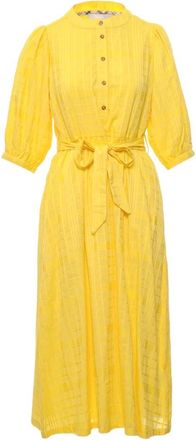Barbour Femme, Robes, Jaune, Taille: 38 FR Heidi Midi Shirt Dress