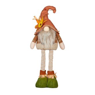 Generic GkgWuxf GNOME mit ausziehbaren Beinen, Herbstdeko Wichtel mit Ausziehbaren Beinen, Herbstgnom im Stehen, Stehende Zwerge zum Erntedankfest, 50cm Autum