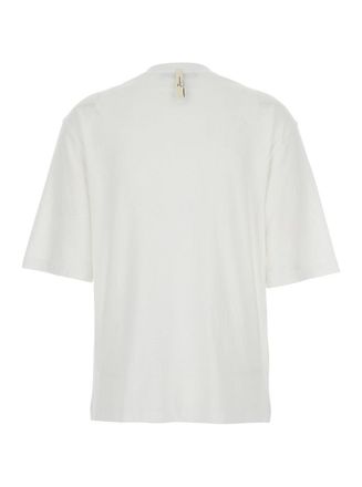 Jacquemus Womens T-Shirt With Round Neck, White Cotton T-Shirts & Jerseys
