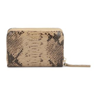 Kazar Femme, Accessoires, Beige, Taille: ONE Size Portefeuille effet serpent