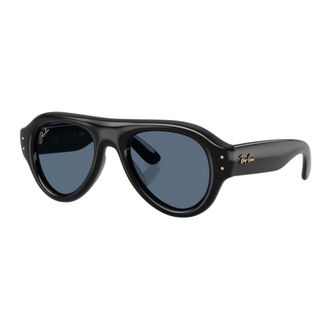 Ray-Ban unisex, Accessoires, Noir, Taille: 50 MM Lunettes Aviateur Puffer