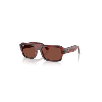 Ray-Ban Flacko Bio-based Sonnenbrillen Havana Rot Fassung Rot Glas 53-20