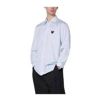Comme Des Gar&ccedil;ons Shirt Black Heart - - Shirts - Herren - Blau - XL