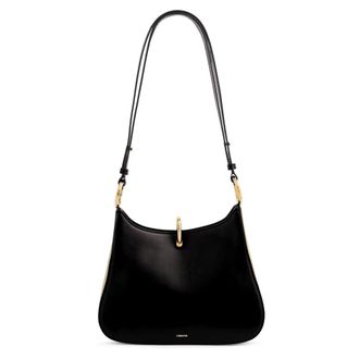 Paco Rabanne Femme, Sacs, Noir, Taille: ONE Size Sac Anneau en Cuir Noir