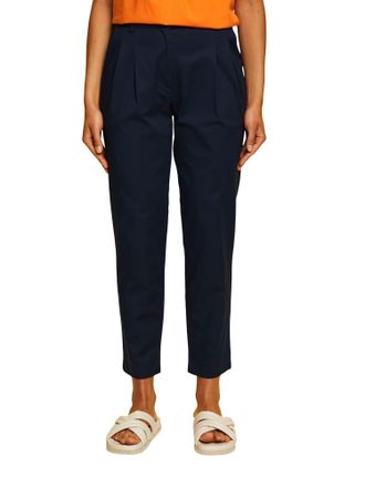 Esprit Damen 053EO1B302 Hose, 400/NAVY, 34