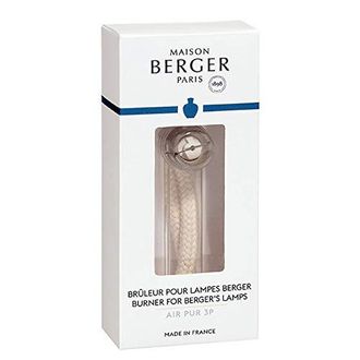 Maison Berger Maison Berger - Br&ucirc;leur Lampe Berger Air Pur 3P - syst&egrave;me brevet&eacute; - m&egrave;che pour diffusion de Parfum Am&eacute;lior&eacute;e - Fabriqu&eacute; en France