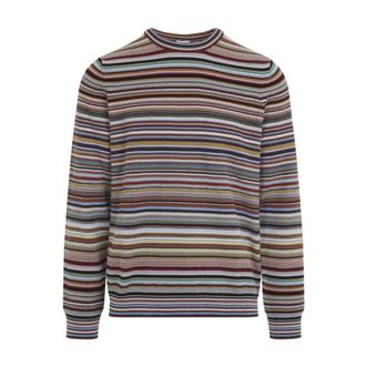 Paul Smith Rundhals-Pullover - - Knitwear - Herren - Mehrfarbig - M