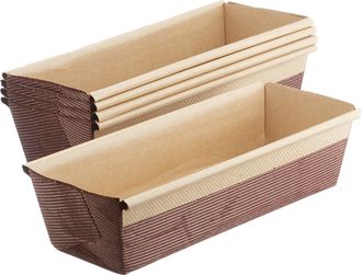 Decora 0320181 Kuchenformen, Bequem zum Backen, Präsentieren und Verschenken von Kuchen, Hitzebeständig bis 200°C, Hergestellt in Italien, Packung mit 5, 400