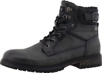 Mustang Jeans Herren Stiefelette modischer Schn&uuml;rboot 15M0031005, Gr&ouml;&szlig;e:44 EU, Farbe:Grau