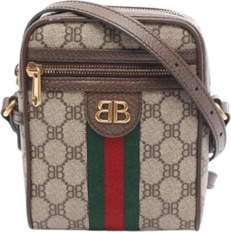 Balenciaga unisex, Pre-owned, Beige, Taille: ONE Size Sac bandouli&egrave;re en toile Pre-owned