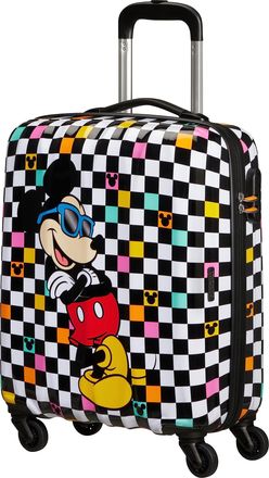 American Tourister Hypertwist, Spinner S, Handgepäck, 55 cm, 36 L, Mehrfarbig (Mickey Check)
