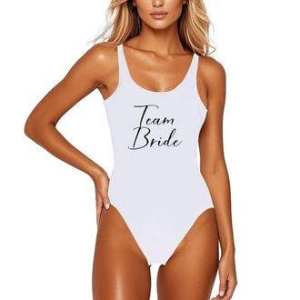 Generic Maillot de bain une pi&egrave;ce pour femme - Contr&ocirc;le du ventre - Monokini imprim&eacute; - Basique - Athl&eacute;tique - Grande taille - Maillot de bain vintage - Pour l