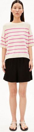 Armedangels T-Shirt STRIPE Strickshirt aus Leinen-Mix Relaxed Fit
