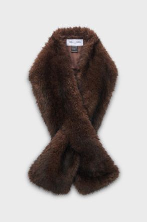 Gerard Darel Echarpe en fausse fourrure - SOPHIE - Marron