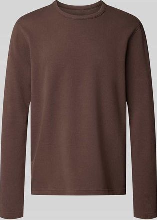 Mc Neal Longsleeve mit Strukturmuster und Rundhalsausschnitt