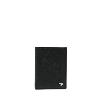 Tom Ford Homme, Accessoires, Noir, Taille: ONE Size Portefeuilles Noirs pour Hommes