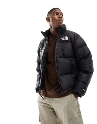 The North Face 1996 Retro Nuptse - Gesteppte Daunenjacke in Schwarz