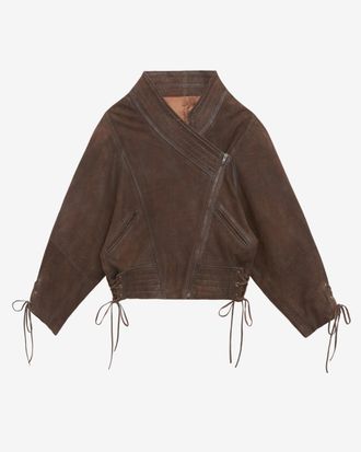 Isabel Marant Veste Edina - Femme - Marron - Taille 38 - Isabel Marant