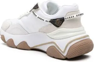 Guess Guess Micola, Chaussures à Lacets pour Femme, Blanc, 41 EU