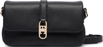 Tommy Hilfiger Handtasche Th Libre Mini Crossover AW0AW19198 Schwarz
