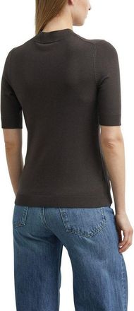 Comma Kurzarmpullover aus Viskose-Mix
