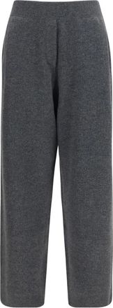 Brunello Cucinelli Kaschmirhose - - Trousers - Damen - Grau - M