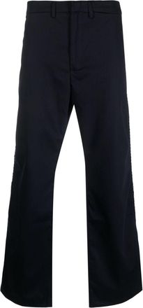Wales Bonner Bootcut-Hose mit Nieten - Blau