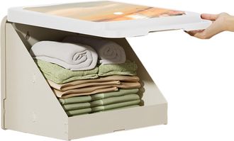 Generic Badezimmer Wand-Organizer - 42x38cm Kleiderschrank Aufbewahrungsbox, wasserdichte faltbare Kleiderschr&auml;nke, dekorative Wandhalter | Platzsparende Vera