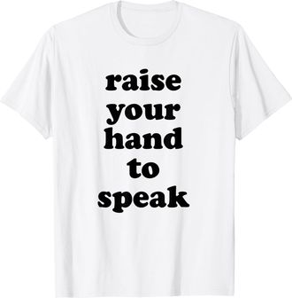 BDAZ Lehrer Heben Ihre Hand, um Grundschule zu sprechen T-Shirt