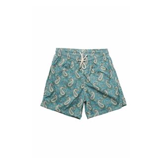 MC2 Saint Barth Homme, Maillots de bain, Vert, Taille: XL Short de bain Paisley pour Lee Manor