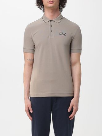 Emporio Armani Polo EA7 Homme couleur Taupe