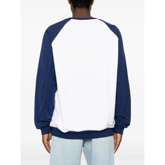 adidas Crew-Neck Raglan Sweatshirt - White