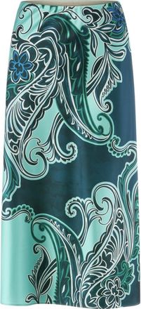 Uta Raasch Rock in ausgestellter A-Linie Uta Raasch gr&uuml;n