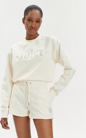 Juicy Couture Sweatshirt Cristabelle Rodeo JCBAS223824 &Eacute;cru Regular Fit