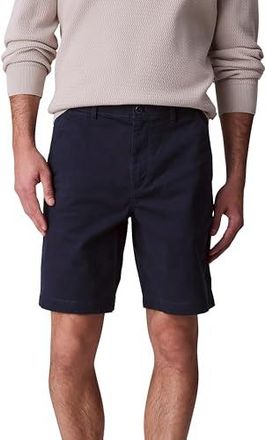 Calvin Klein Short Chino Homme Classic Cotton Longueur Genoux, Bleu (Dark Sapphire), 35W