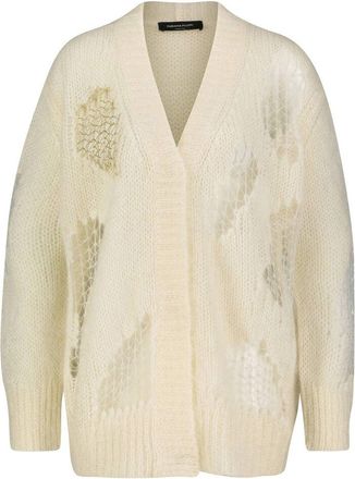 Fabiana Filippi Damen Strickjacke aus Mohair-Mix