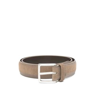 Orciani Brauner Wildlederwolken-Seilg&uuml;rtel - - Accessories - Herren - Braun - 95 CM