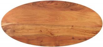 vidaXL Dessus de table 120x50x3,8 cm ovale bois massif dacacia Vidaxl