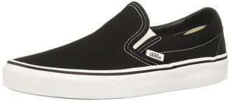 Vans Unisex-Erwachsene Classic Slip-On Low-Top, Schwarz (Black/Black), 42 EU