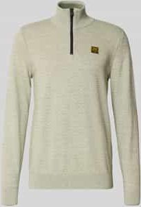 PME Legend Regular Fit Troyer aus reiner Baumwolle