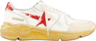 Golden Goose Low-Top Sneaker - Heren Running Sole Sneaker Wit - Gr. 40 (EU) - in Beige - für Damen